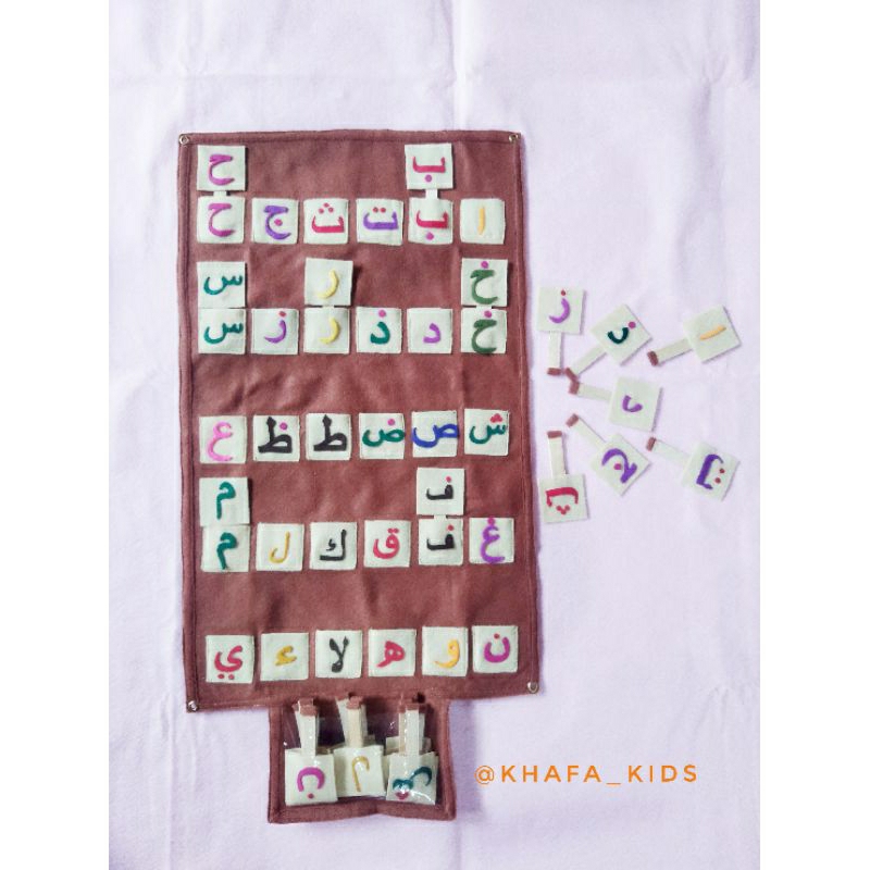 Jual POSTER FLANEL MENCOCOKAN HIJAIYAH | MATCHING HIJAIYAH | BUSYBOOK ...