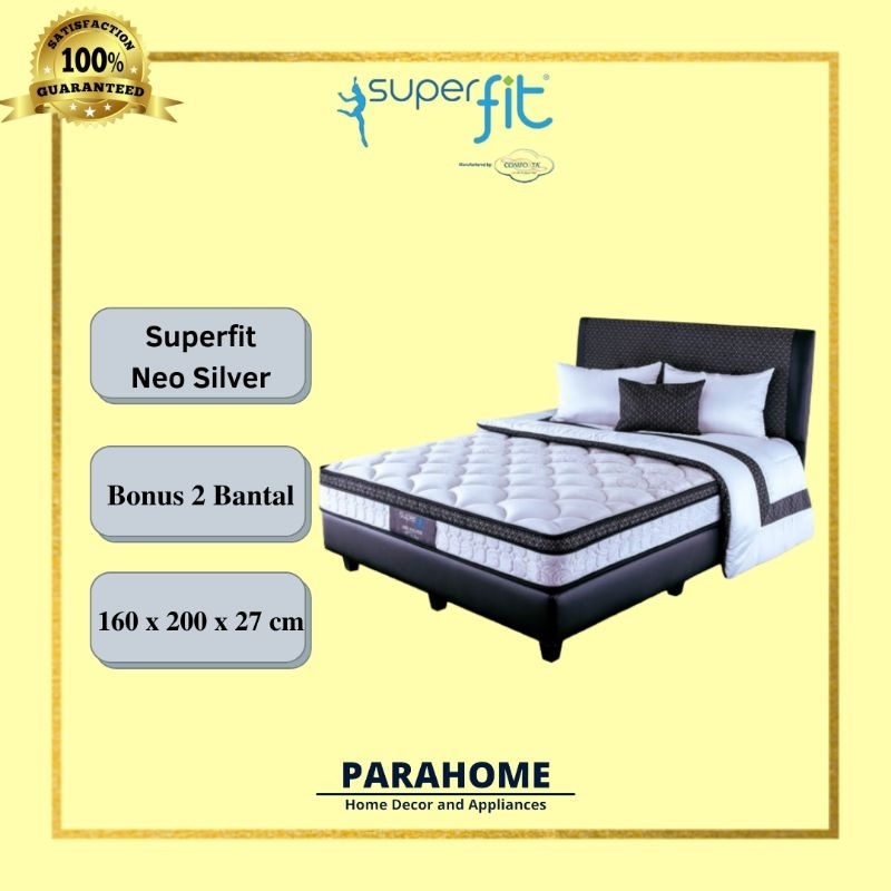 Jual Spring Bed / Matras / Kasur Superfit by Comforta Neo Silver ...