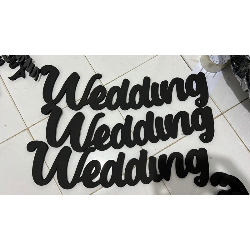 Jual Req Huruf Papan Bunga Rustik Custom Huruf Tebal | Shopee Indonesia