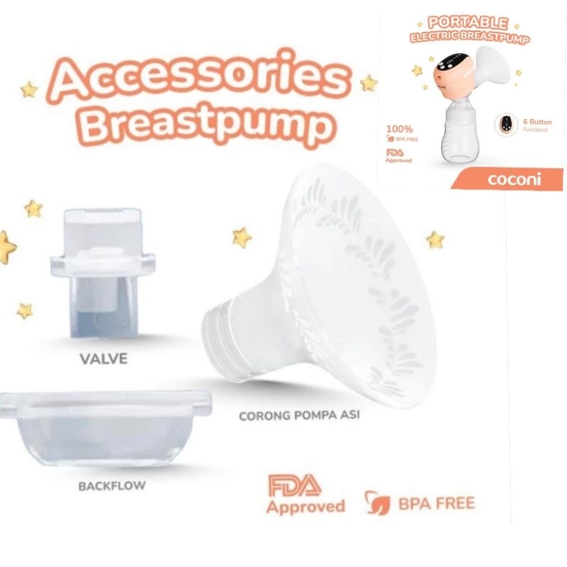 Jual Sparepart Pompa Asi Coconi Portable Breastpump / Valve Diafragma ...