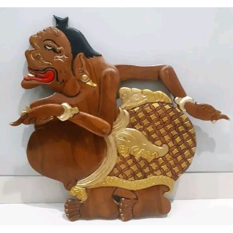 Jual Wayang semar ukir kayu wayang ukir kayu jati wayang semar | Shopee ...
