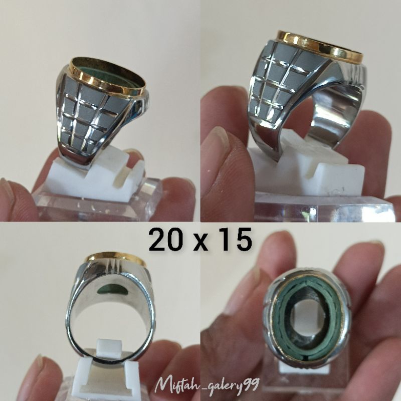 Jual Emban cincin monel handmade super 20x15 | Shopee Indonesia