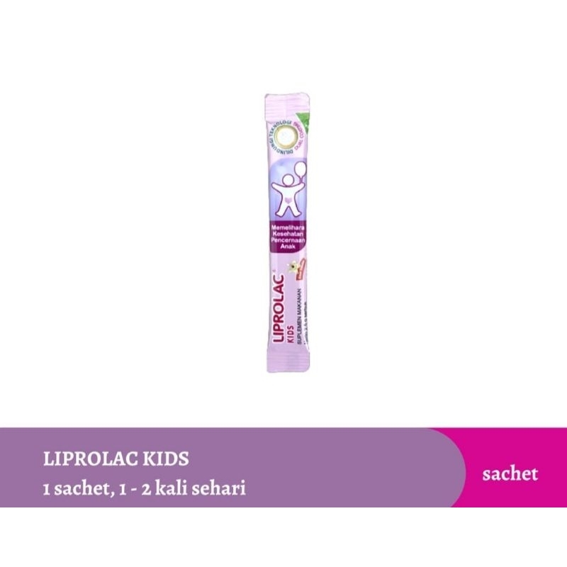 Jual Liprolac kids per Sachet - Suplemen Probiotik & Prebiotik Anak ...