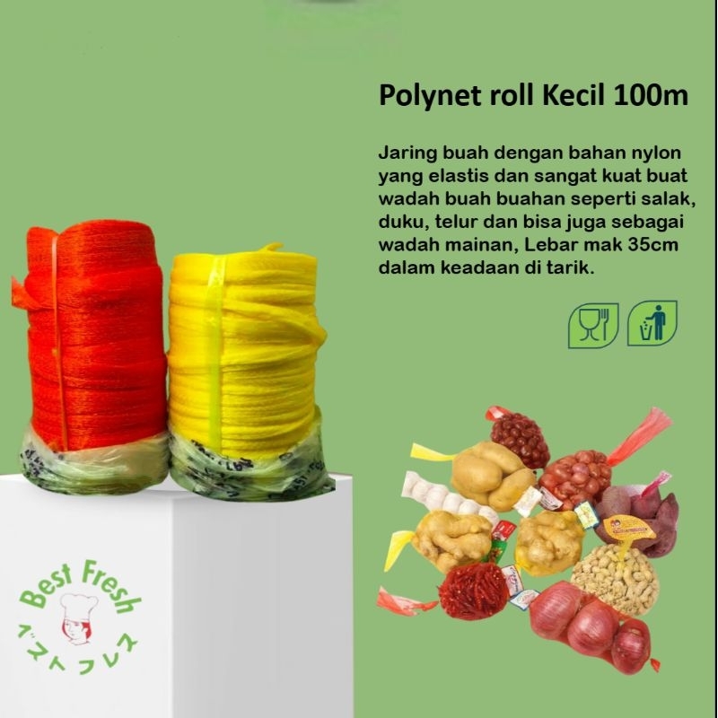 Jual polynet / jaring buah roll kecil ( 100m ) - Hanger polynet ( 100 ...