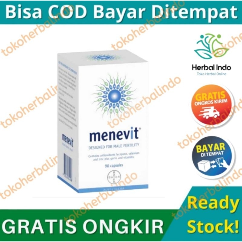 Jual MENEVIT Male Fertility Original SuplemenKesehatan Spermaa 30 ...