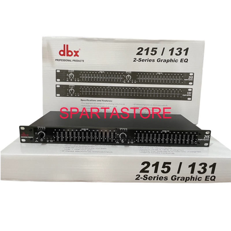 Jual Equalizer DBX 215 Graphic Equalizers DBX 2x15 | Shopee Indonesia