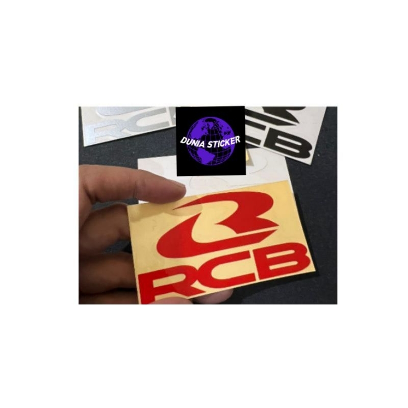 Jual Stiker Logo Rcb Sticker Cutting Stiker Viral Motor Murah Anti Air ...