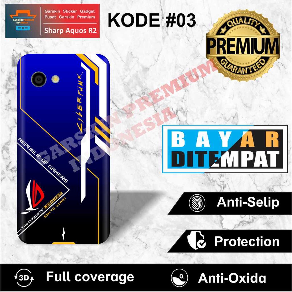 Jual Sharp Aquos R2 Garskin Casing Custom (2pcs) & COD | Shopee Indonesia