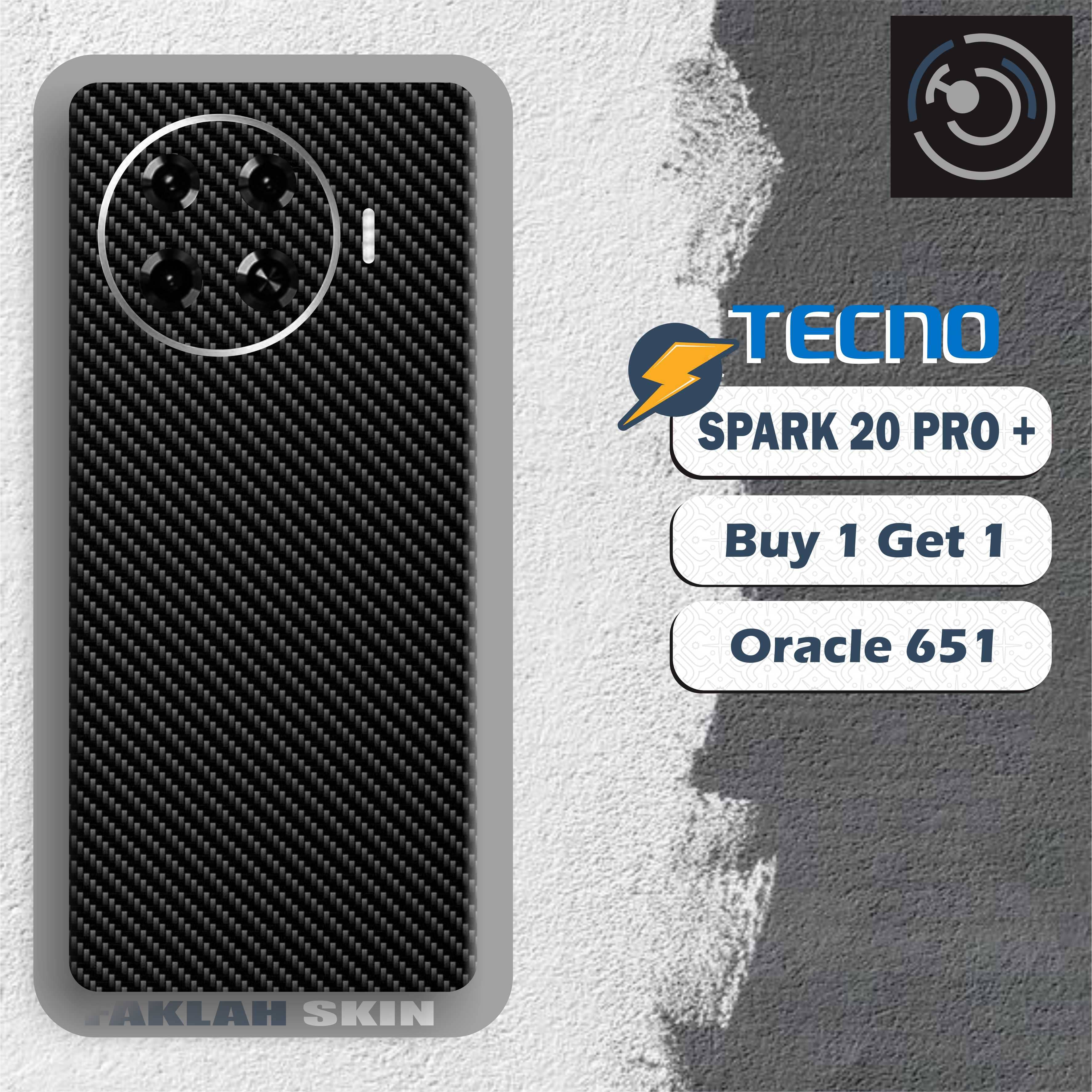 Jual (GET2) Garskin Skin Case TECNO SPARK 20 PRO+ Motif Premmum Skin ...