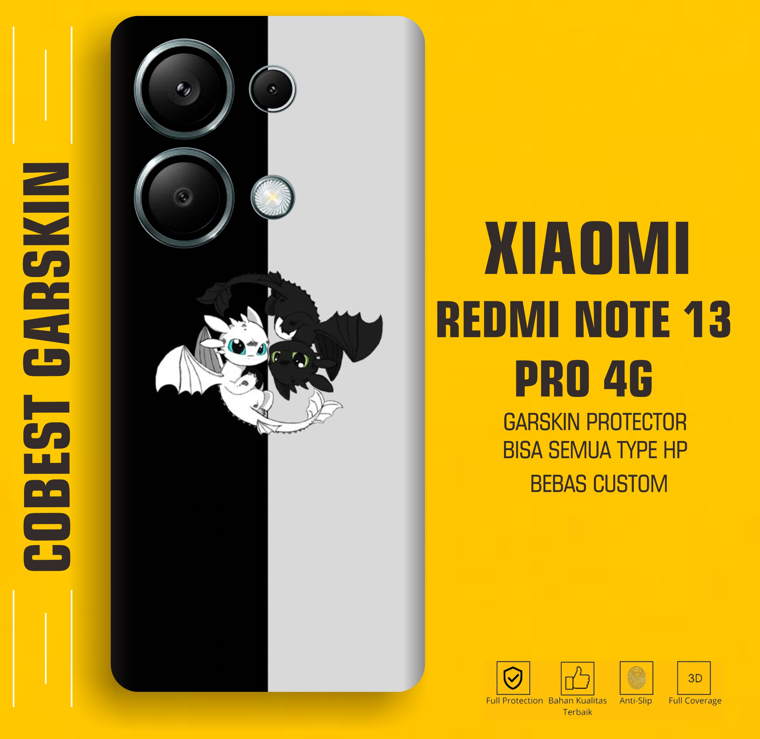 Jual Pesan Garskin Stiker HP Xiaomi Redmi Note 13 Pro 4G Dengan Desain ...
