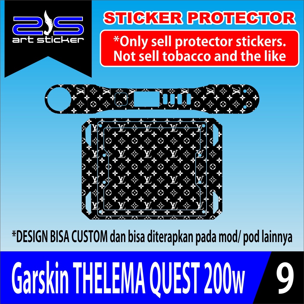 Jual Garskin sticker telema Quest 200w Garskin stiker custom Dan Cod ...