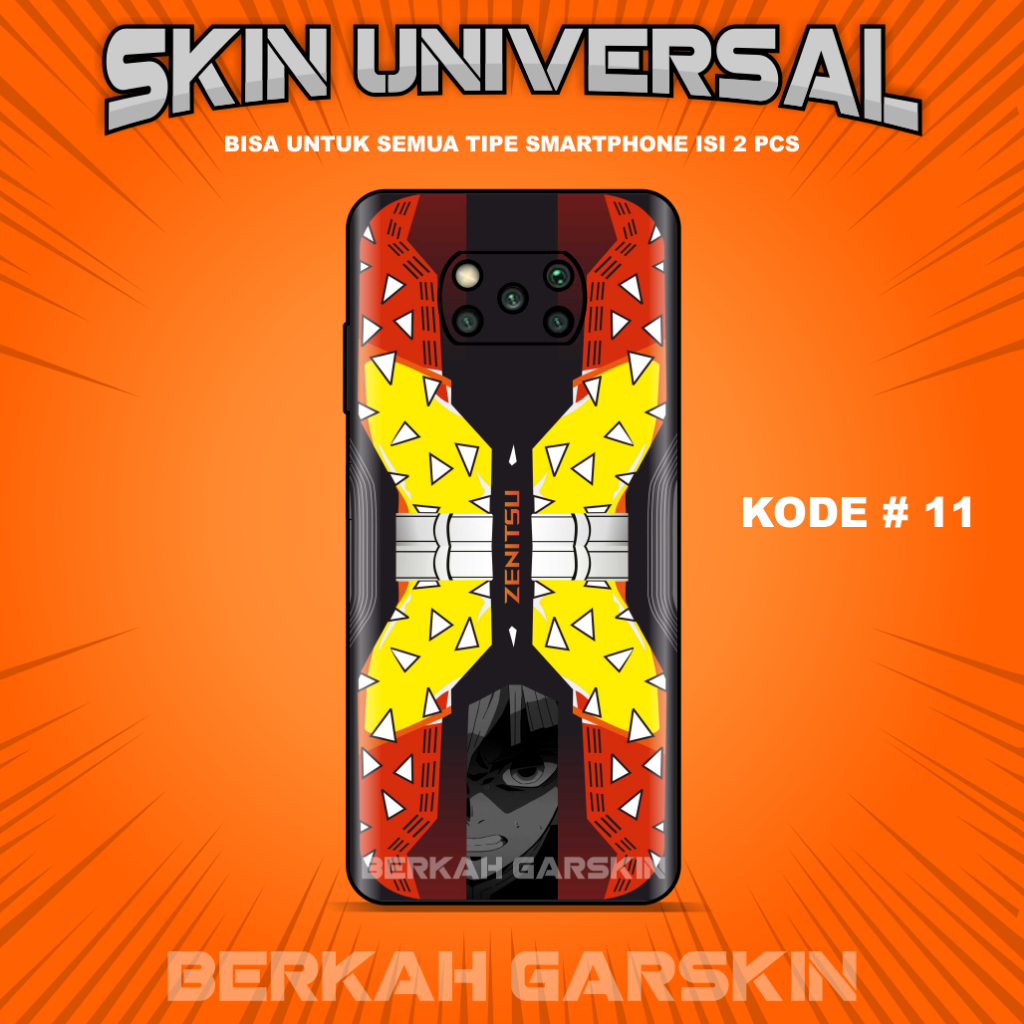 Jual Get2pcs_ Garskin Universal Semua Tipe kode 11 15 Kimetsu No Yaiba ...