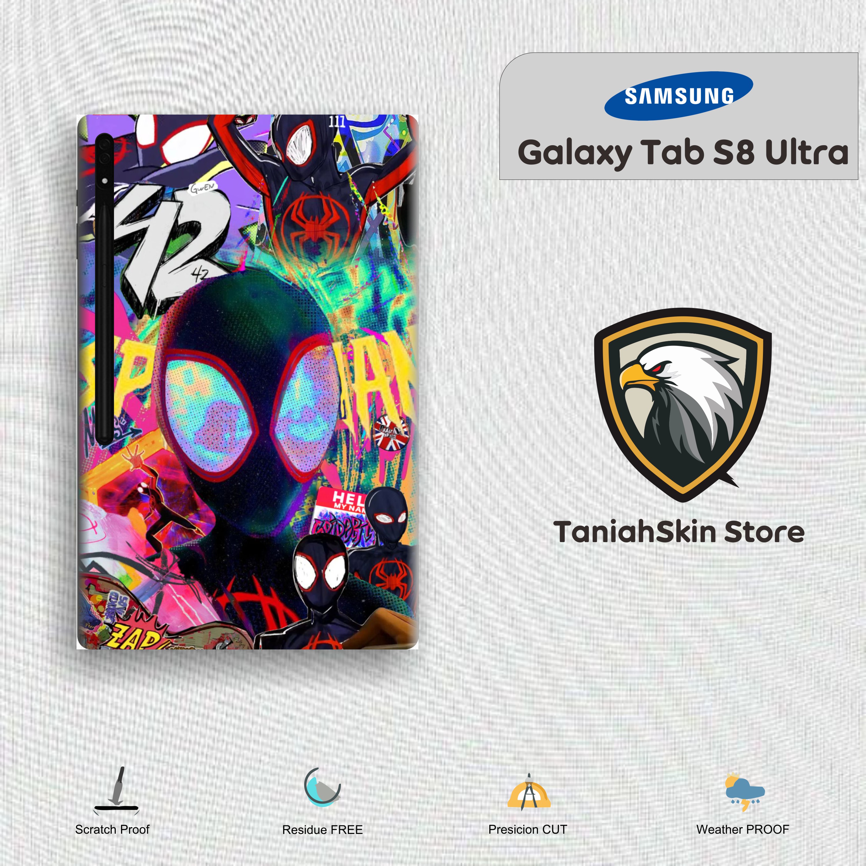 Jual *Buy1Get1* Samsung Galaxy Tab S8 Ultra Garskin Custom Stiker Bisa COD ( Case Not Included ...