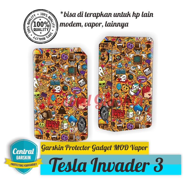 Jual Get2Pcs Garskin Skin Tesla Invader 3 Full Body Case Garskin Casing ...