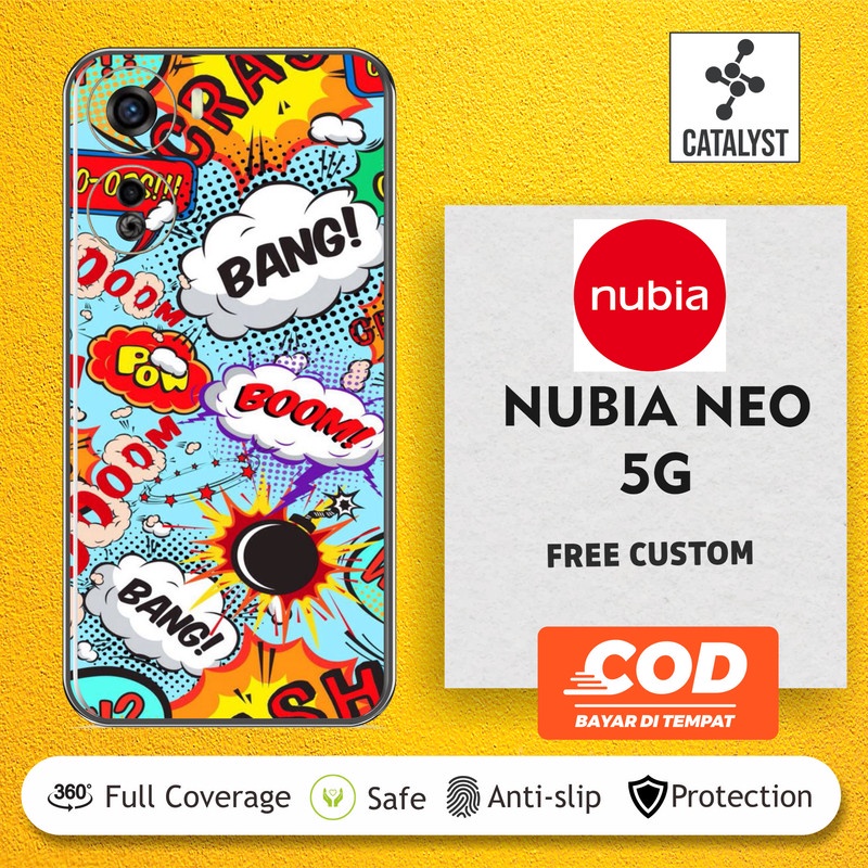 Jual Get2Pcs Nubia Neo 5g Case Garskin Casing COD Bisa Custom | Shopee ...