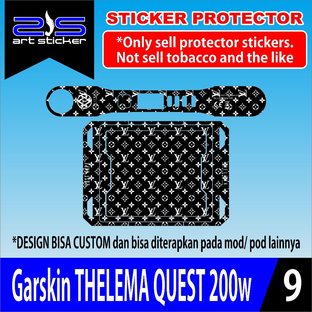 Jual Garskin Skin telema Quest 200w Itachi Garskin stiker custom Dan ...