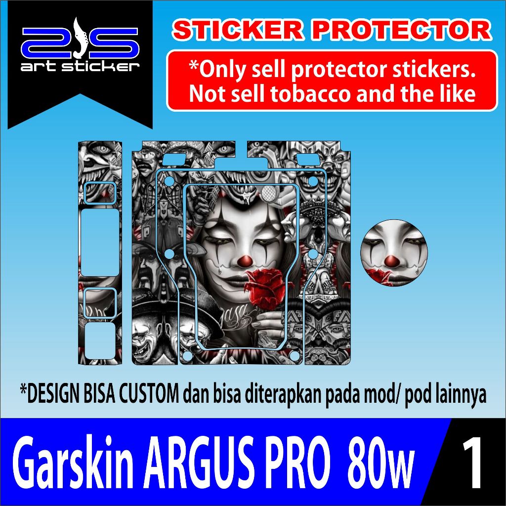 Jual Garskin Skin arGus Pro Garskin stiker custom Dan Cod | Shopee ...