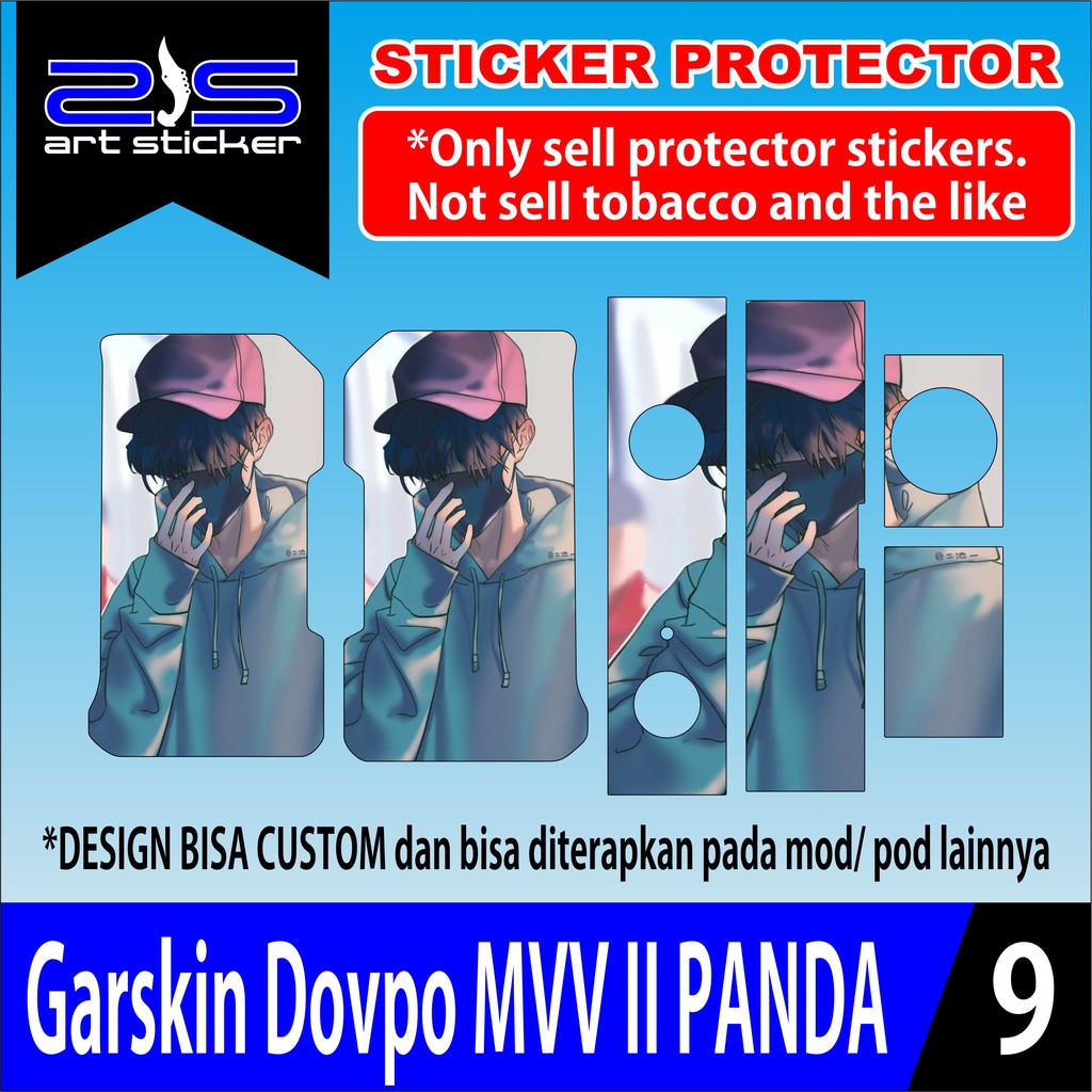 Jual Garskin Dov Po Mvv Ii panda Garskin stiker custom Dan Cod | Shopee ...
