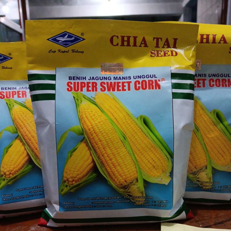 Jual benih Jagung Manis Unggul SUPER SWEET CORN 250 GRAM | Shopee Indonesia