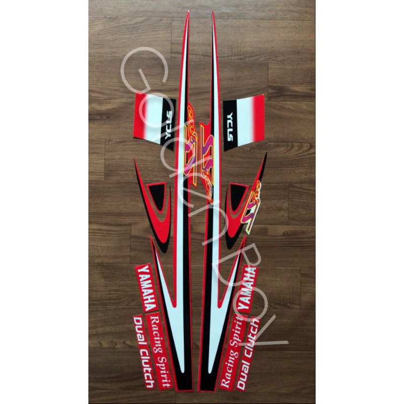 Jual STIKER LIS STRIPING STIKER YAMAHA FIZR FIZ R SS TWO MERAH | Shopee ...