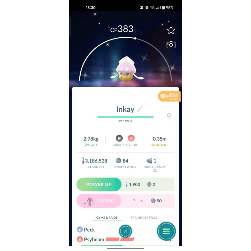 Jual Pokemon Go Shiny Inkay | Shopee Indonesia