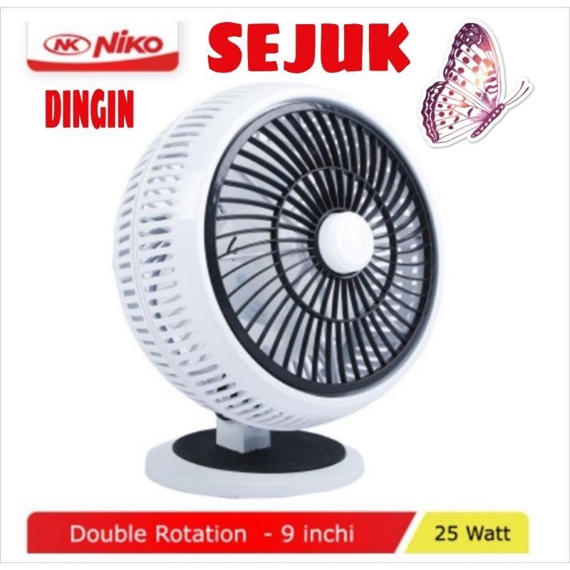 Jual NIKO KIPAS ANGIN Desk Fan Meja 9 Inch NK-906A / NK 906 A | Shopee ...