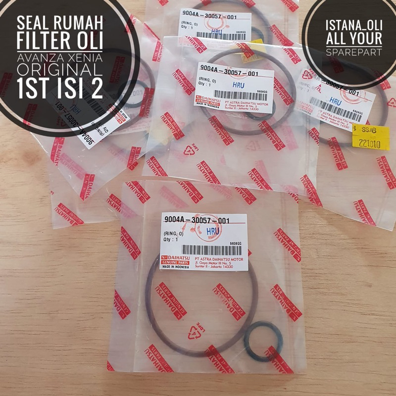 Jual Seal Sil O Ring Rumah Filter Oli Avanza Xenia Terios Rush Original ...