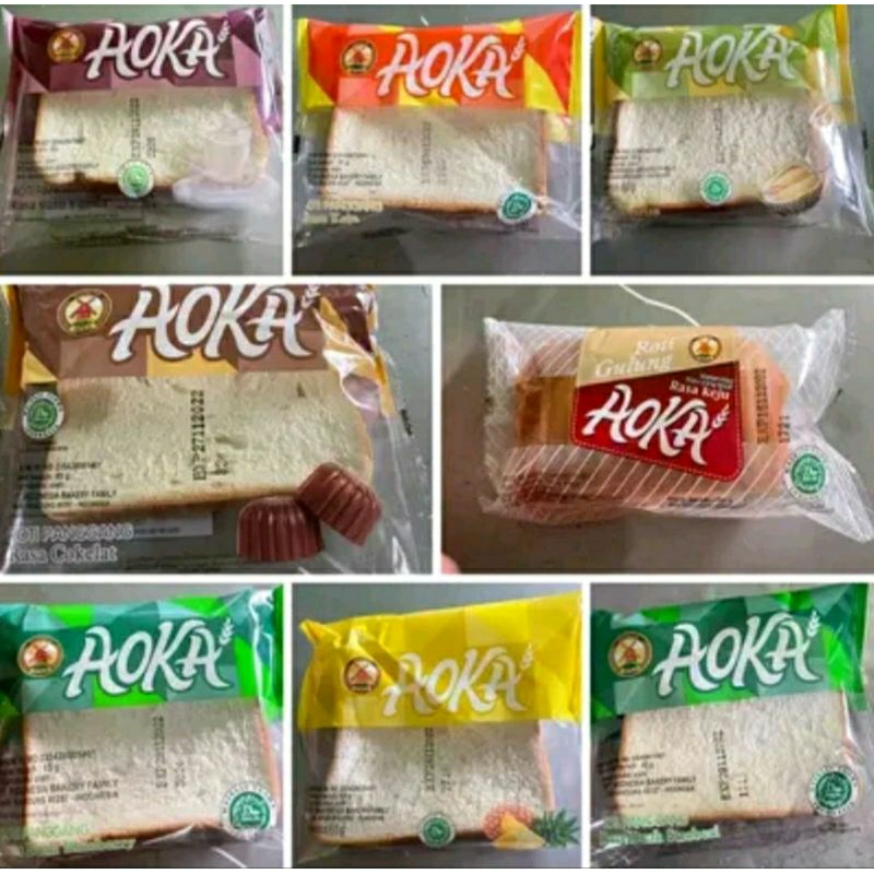 Jual 1 DUS AOKA ROTI PANGGANG / ROTI GULUNG ALL VARIAN RASA | Shopee ...