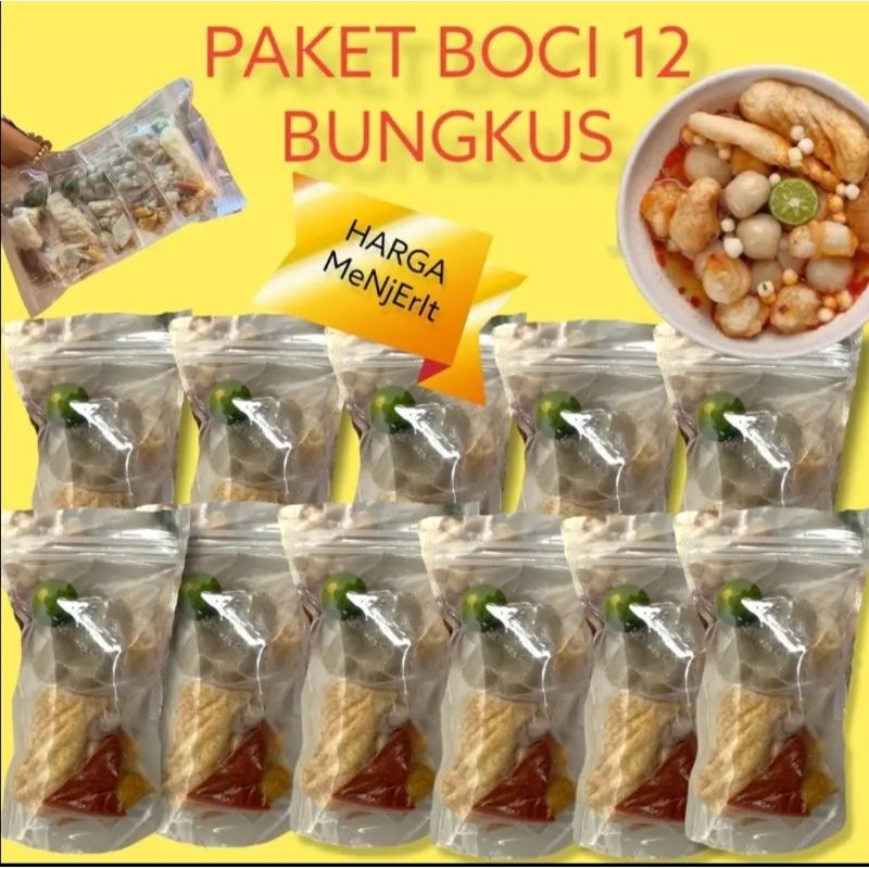 Jual BASO ACI INSTAN 12 BUNGKUS PAKET USAHA / BASO ACI ORIGINAL / BASO ...