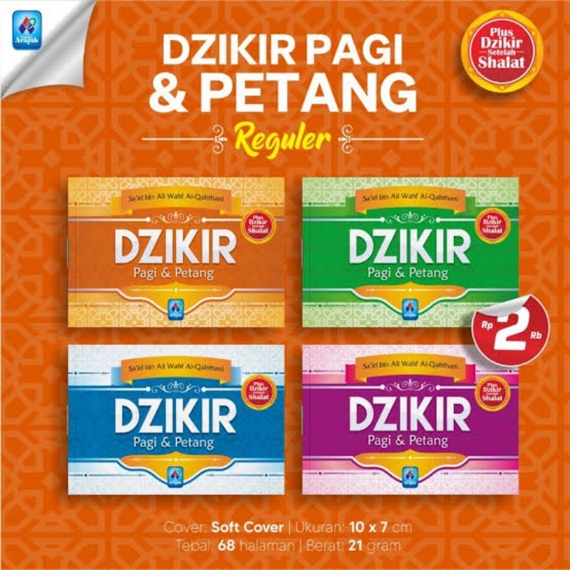 Jual Buku Dzikir Pagi Petang (saku) | Shopee Indonesia