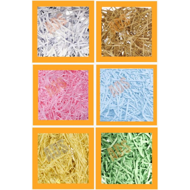 Jual Kertas Cacah Kertas Serut Shredded Paper Gif Box Isian Parcel isi ...