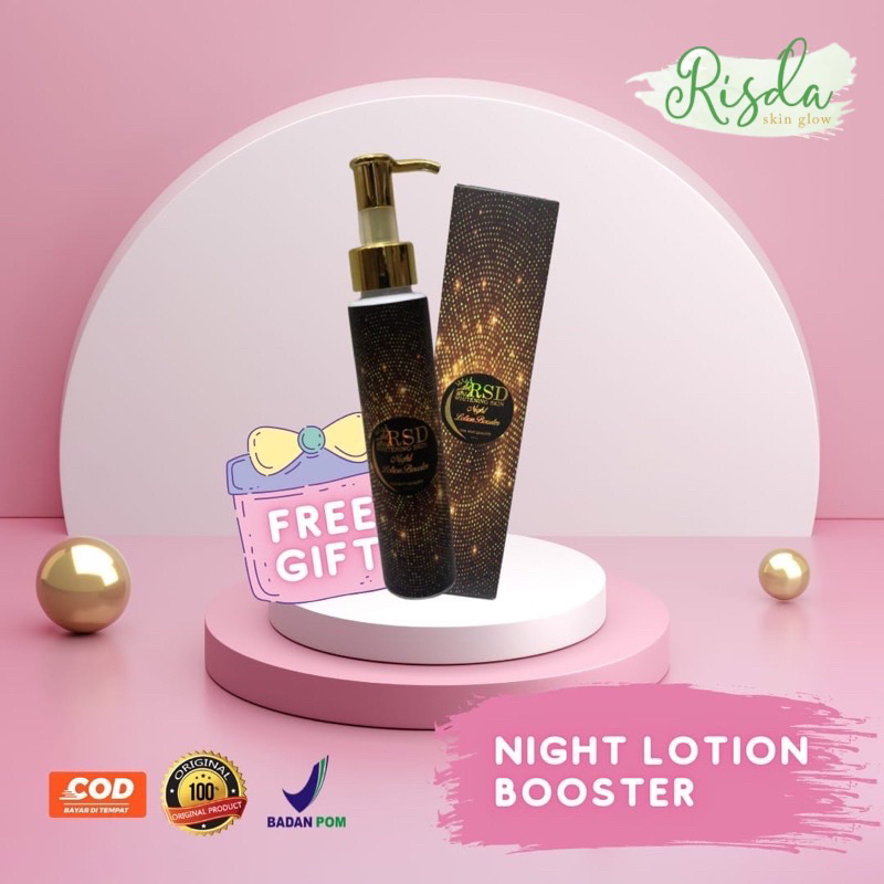 Jual NIGHT LOTION BOOSTER RSD SKIN GLOW RISDA SKIN GLOW | Shopee Indonesia