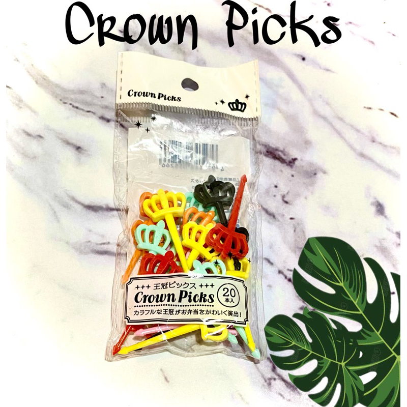 Jual FoodPick Crown Mahkota/FoodPicks/Food Pick/Food Picks Japan ...