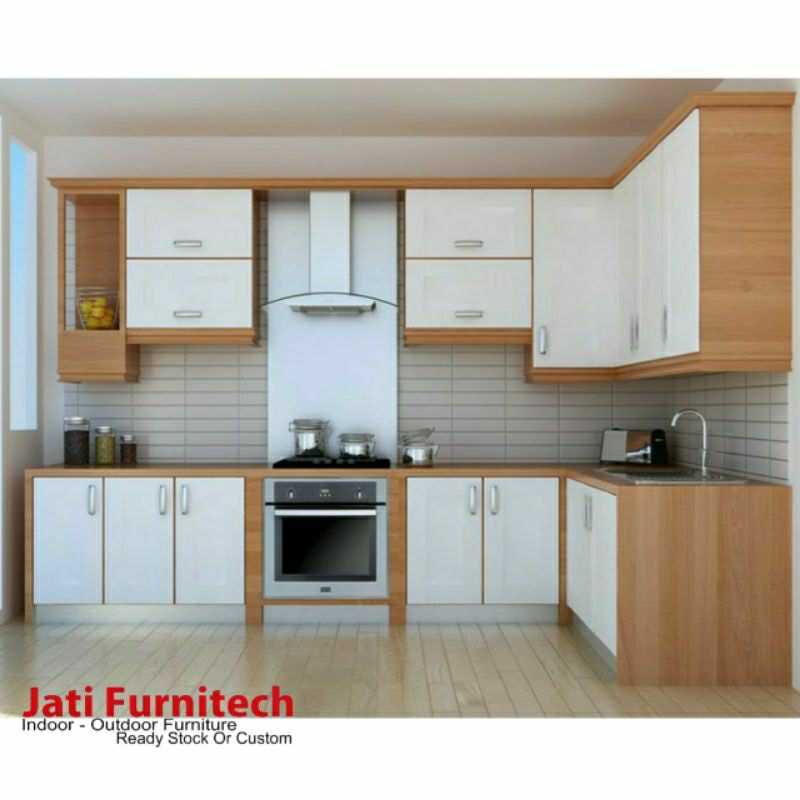 Jual kitcen set dapur - kitcen set minimalis - harga per meter | Shopee ...