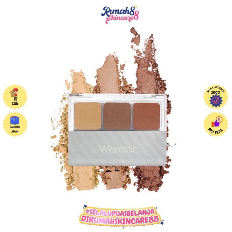 Jual WARDAH Eye Shadow - 3 Warna Intense Yang Tahan Lama | Shopee Indonesia