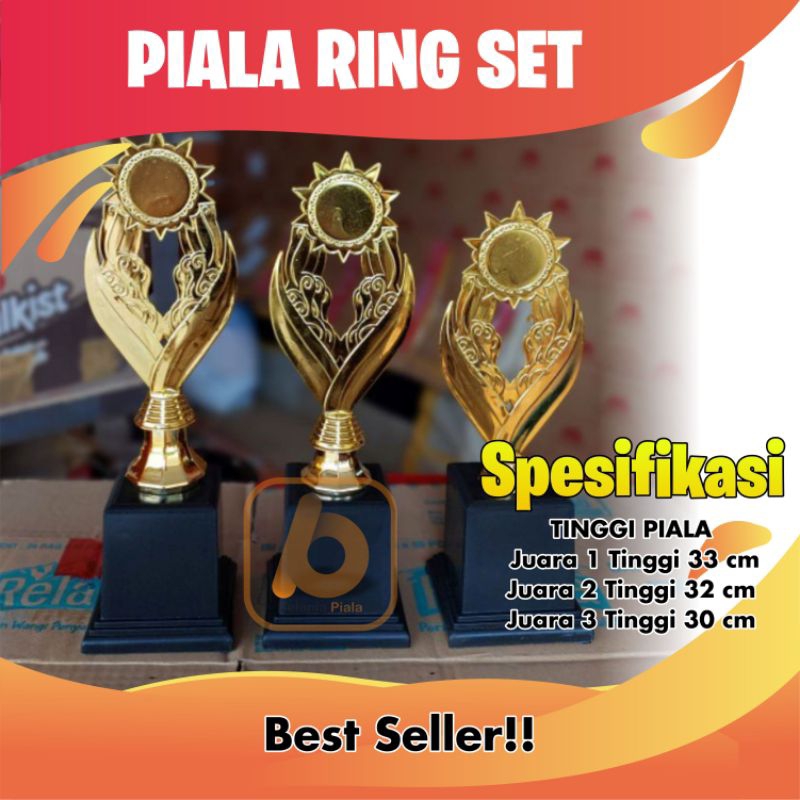 Jual Piala Ring Set Lomba Juara 123 Murah ( Katalog 5 ) | Shopee Indonesia
