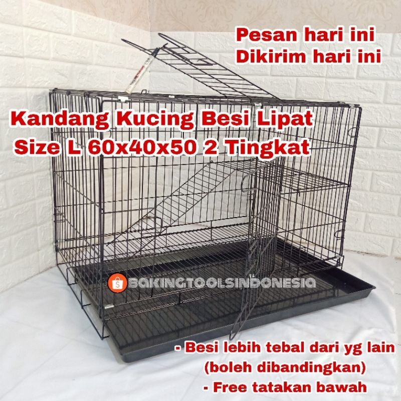 Jual KANDANG KUCING SIZE L (60X40) HIGH QUALITY | Shopee Indonesia