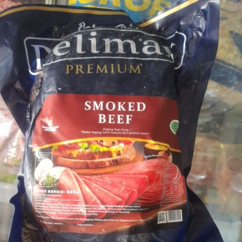 Jual DELIMAX SMOKE BEEF 500g | Shopee Indonesia