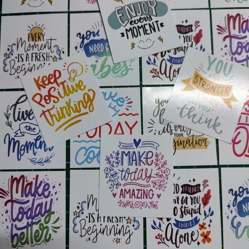 Jual Stiker Quotes Sticker Quotes Stiker Cute Stiker Laptop Stiker ...