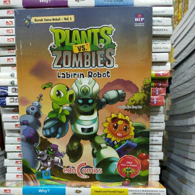 Jual SERI PLANTS VS ZOMBIES - KOMIK SAINS ROBOT vol 1 - LABIRIN ROBOT ...
