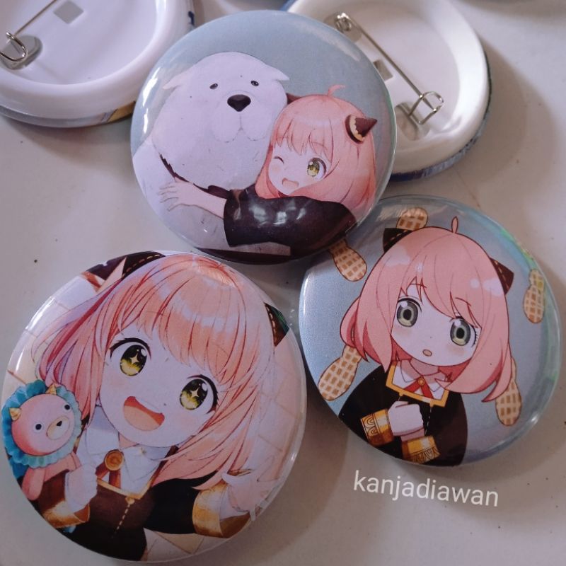 Jual Pin Anya Forger Anime Pin Button Spy X Family | Shopee Indonesia