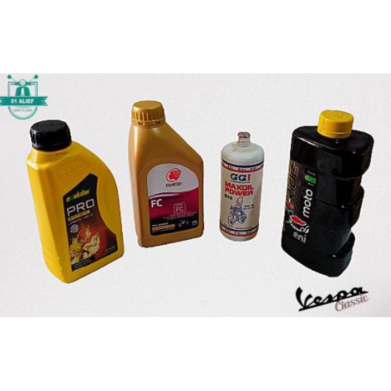 Jual OLI SAMPING VESPA 2TAK / OLI SAMPING MOTOR 2TAK | Shopee Indonesia