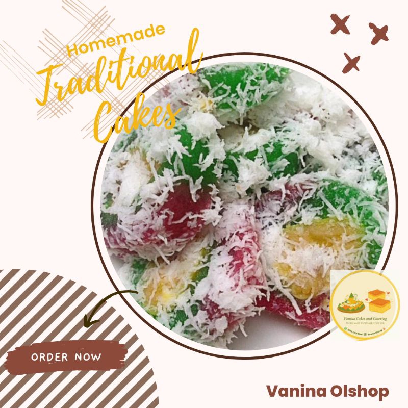 Jual Kue Basah / Mata Roda / Putri Noong / Perpaduan Singkong dan ...