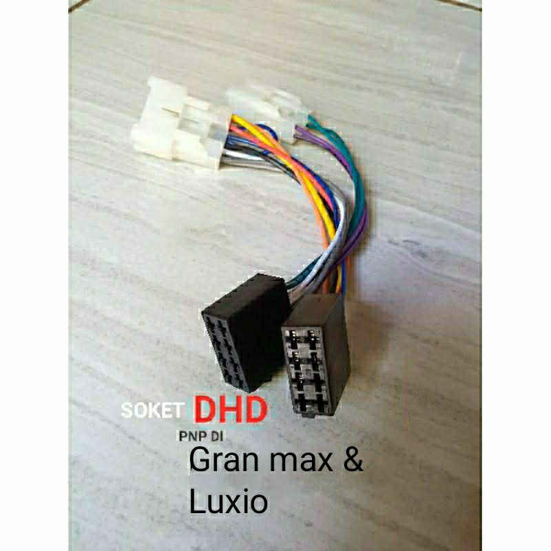 Jual soket head unit DHD for Gran max/Luxio plug N play | Shopee Indonesia