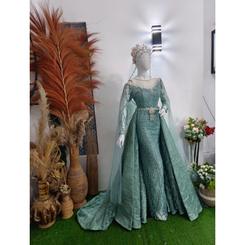 Jual Gaun Slim Duyung Mewah | Shopee Indonesia
