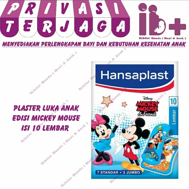 Jual Hansaplast kain elastis karakter kartun mickey mouse, frozen ... Jual Hansaplast kain elastis karakter kartun mickey mouse, frozen ...