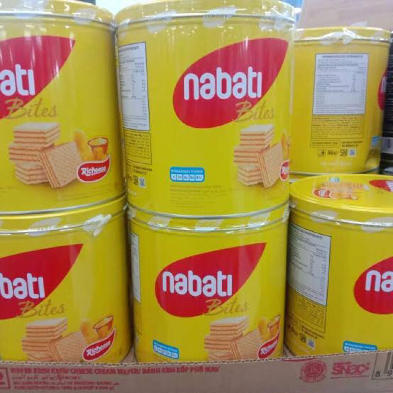 Jual nabati richeese kaleng / gerey butter kleng / nextar nanas kaleng ...