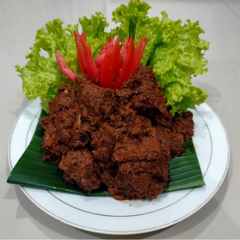 Jual Rendang Daging sapi khas Padang asli Pariaman enak gurih 300 gram ...