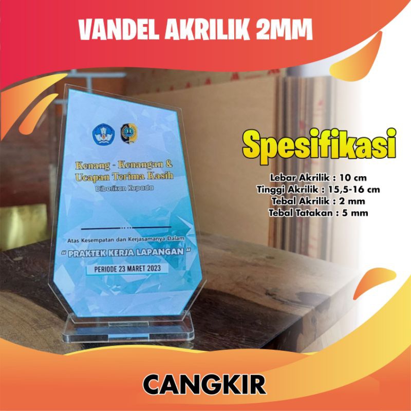 Jual PLAKAT AKRILIK MURAH 2 MM FREE DESIGN/ MAKLON PLAKAT AKRILIK ...