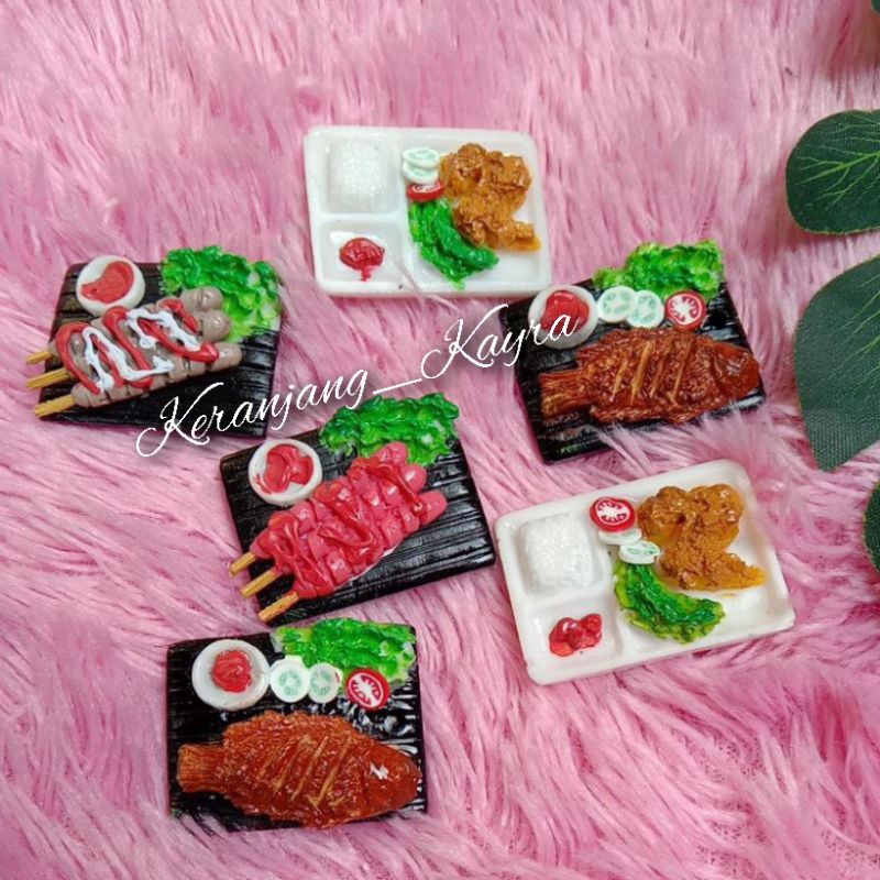 Jual Magnet unik miniatur replika makanan dan minuman viral | Shopee ...